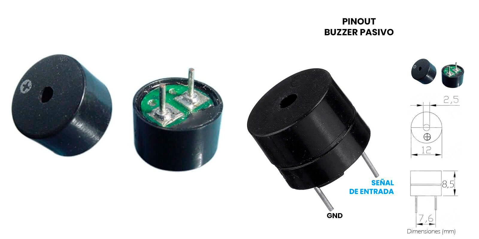 Arduino – 9 Tonos de melodías con Buzzer Pasivo o Bocina – Raymundo Pizano